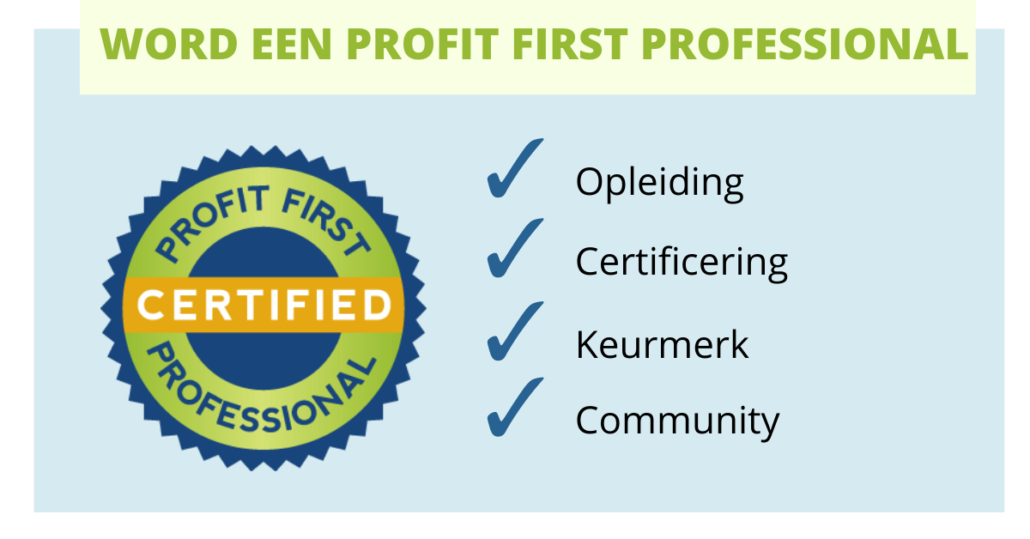 Producten - Profit First